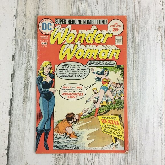 DC Comics | Accents | Wonder Woman 26 1975 Comic Book Paradise In Peril ...
